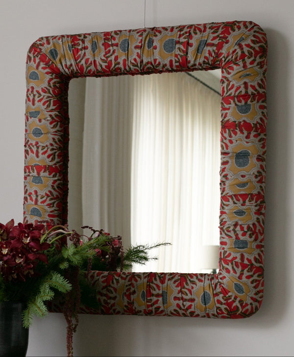KH Custom Upholstered Rectangular Mirror – Katrina Hernandez